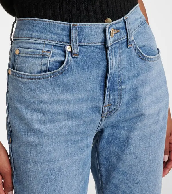7 For All Mankind Mid-rise Slim Jeans