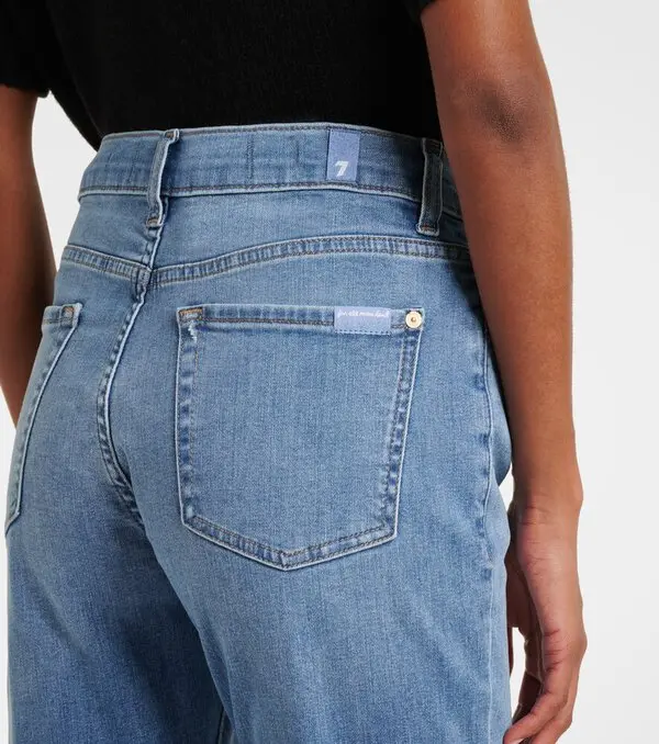 7 For All Mankind Mid-rise Slim Jeans