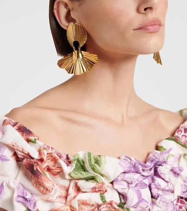 JENNIFER BEHR Nerissa -plated Drop Earrings - Gold