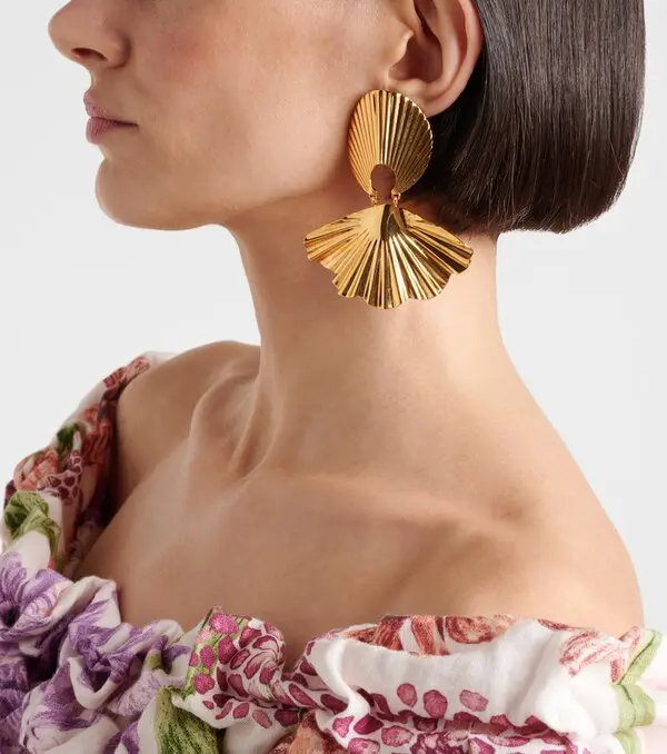 JENNIFER BEHR Nerissa -plated Drop Earrings - Gold