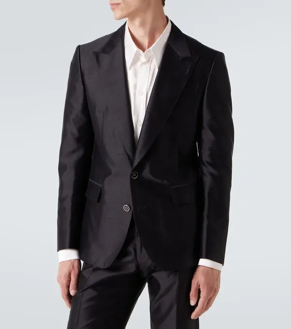 Dolce & Gabbana Silk Twill Suit - Black