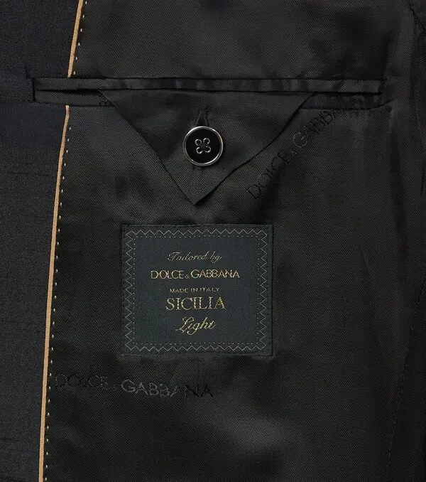Dolce & Gabbana Silk Twill Suit - Black