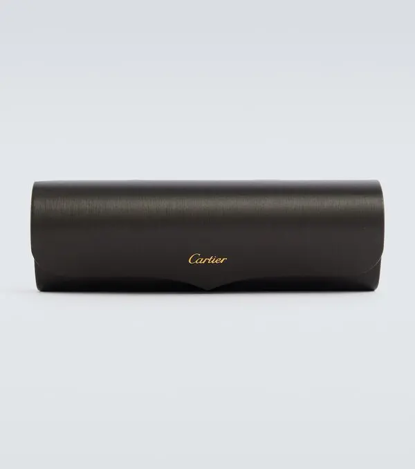Cartier Signature C De Rectangular Sunglasses - Silver