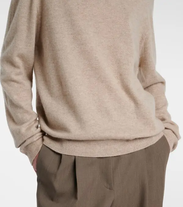 THE ROW Kisaora Cashmere Sweater - Beige