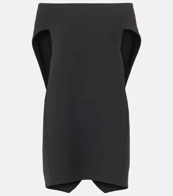 THE ROW Pallenberg Off-shoulder Top - Black