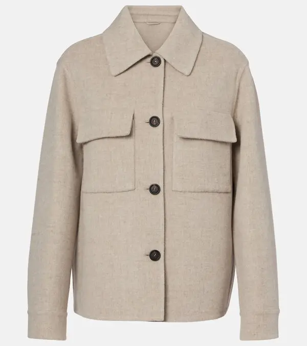 Brunello Cucinelli Wool And Cashmere Overshirt