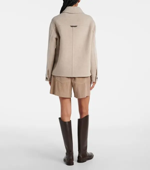 Brunello Cucinelli Wool And Cashmere Overshirt