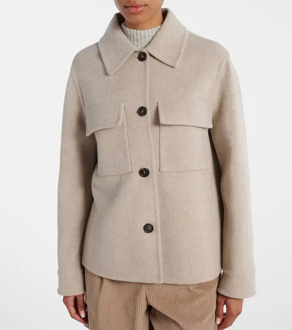 Brunello Cucinelli Wool And Cashmere Overshirt