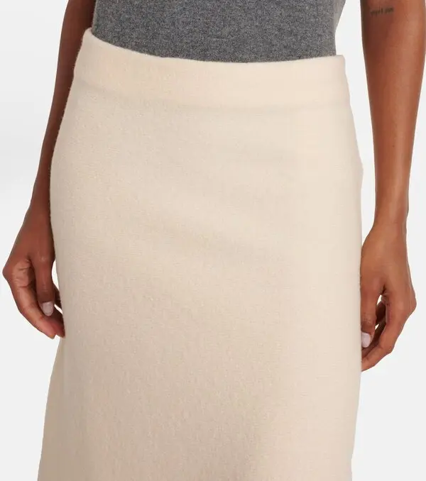 JIL SANDER Wool Midi Skirt