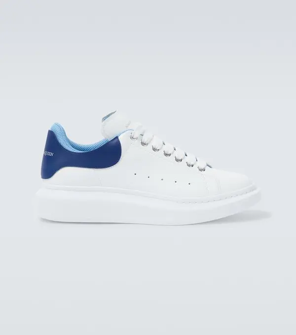 Alexander McQueen Oversized Leather Sneakers - White