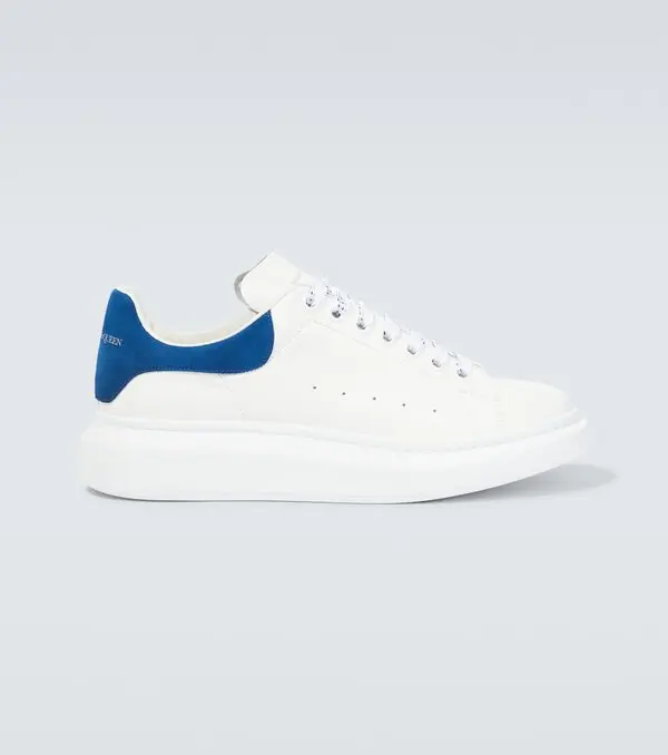 Alexander McQueen Oversized Leather Sneakers - White