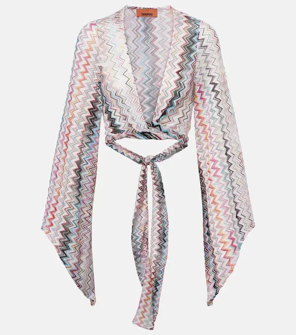 Missoni Zigzag Cropped Blouse