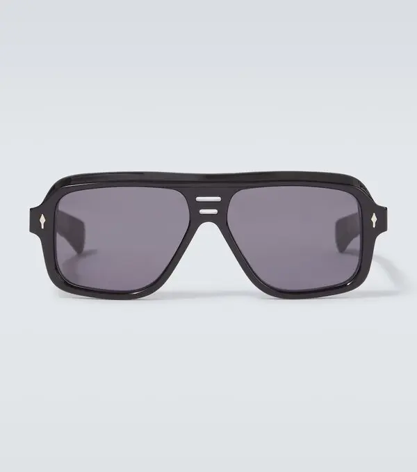 JACQUES MARIE MAGE Aviator Sunglasses - Black