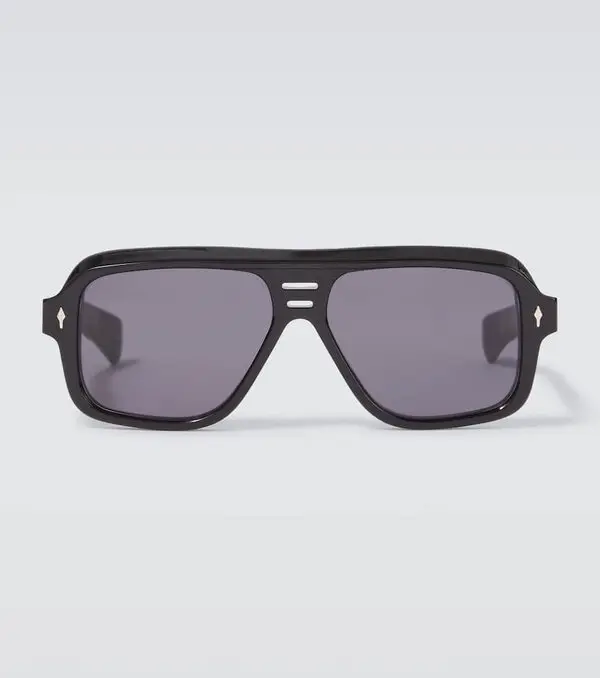 JACQUES MARIE MAGE X Glenn Gould Fugue Aviator Sunglasses - Black