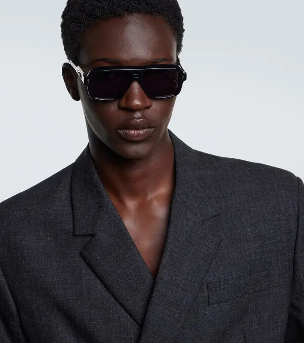 JACQUES MARIE MAGE X Glenn Gould Fugue Aviator Sunglasses - Black