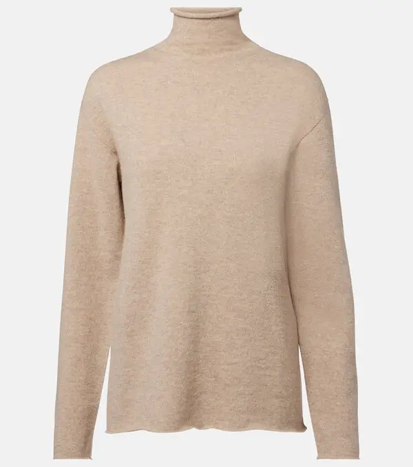 JIL SANDER Cashmere Turtleneck Top