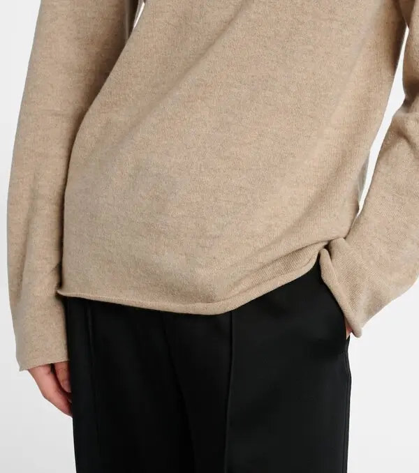 JIL SANDER Cashmere Turtleneck Top