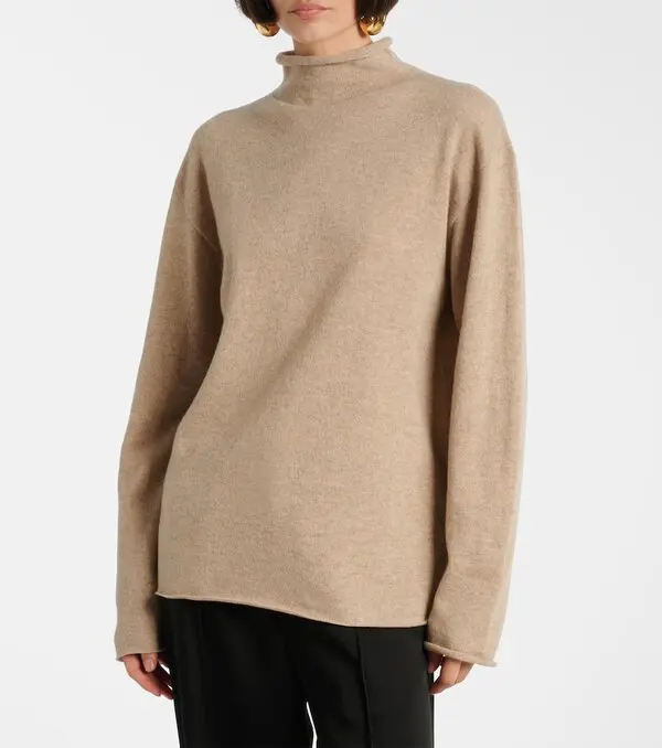 JIL SANDER Cashmere Turtleneck Top