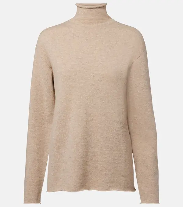 JIL SANDER Cashmere Turtleneck Top
