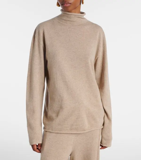 JIL SANDER Cashmere Turtleneck Top