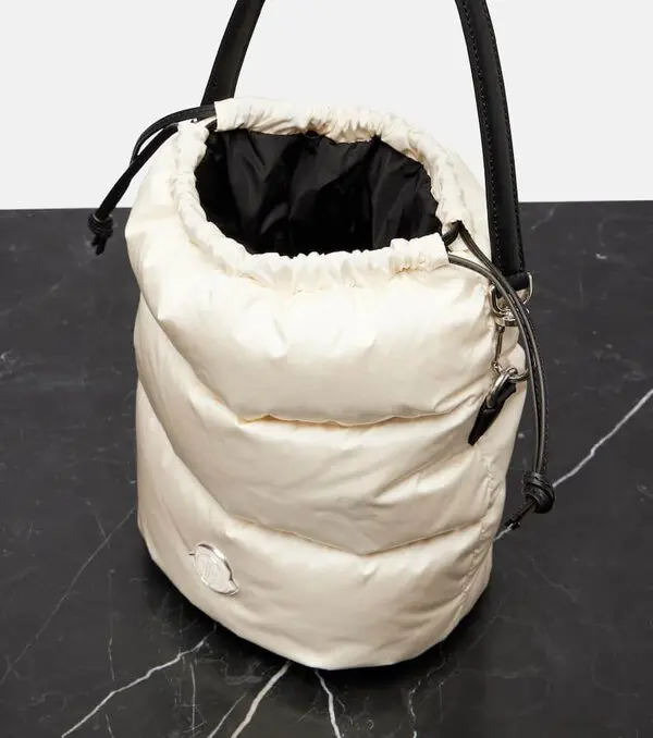 Moncler Caradoc Bucket Bag - White