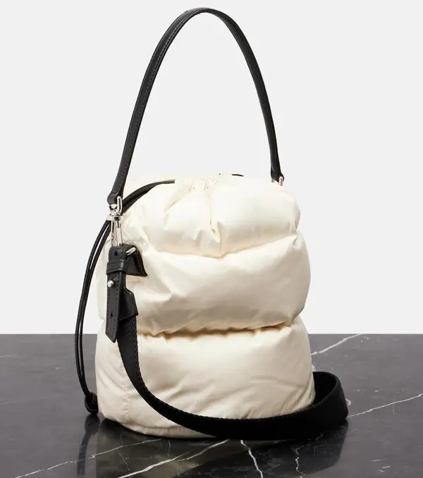 Moncler Caradoc Bucket Bag - White