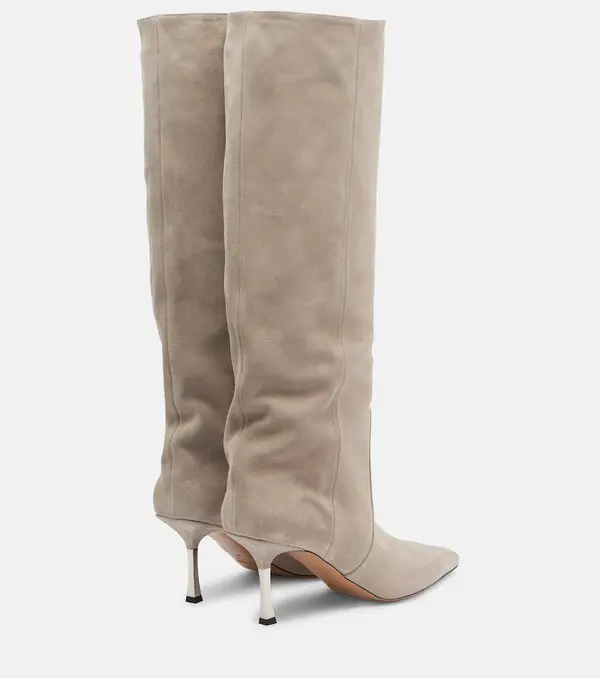 Paris Texas Bettina 75 Knee-high Suede Boots - Grey