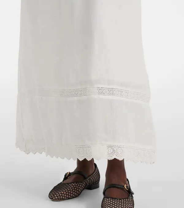 Posse Grace Lace-trimmed Maxi Dress