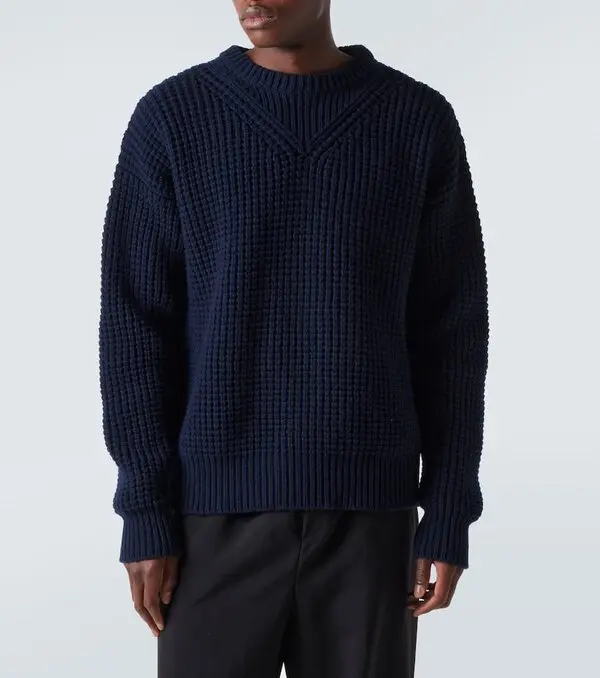 JIL SANDER Oversized Virgin Wool Sweater