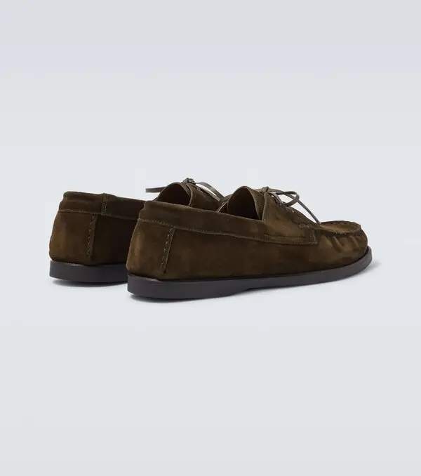 SAMAN AMEL City Moc Suede Moccasins - Brown