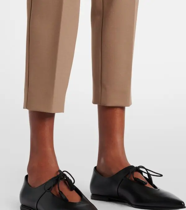 Max Mara Pegno Cropped Jersey Pants