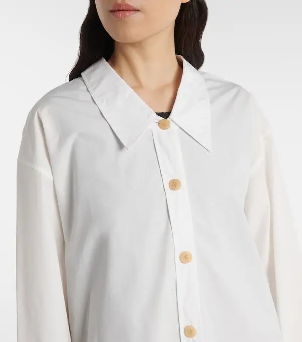 Khaite Herschel Cotton Shirt - White