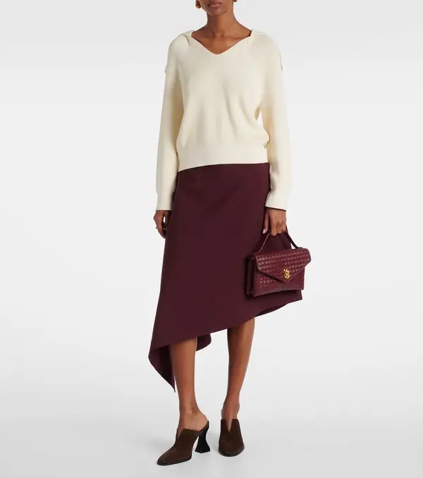 Bottega Veneta Knot Lock Intrecciato Leather Top-handle Bag