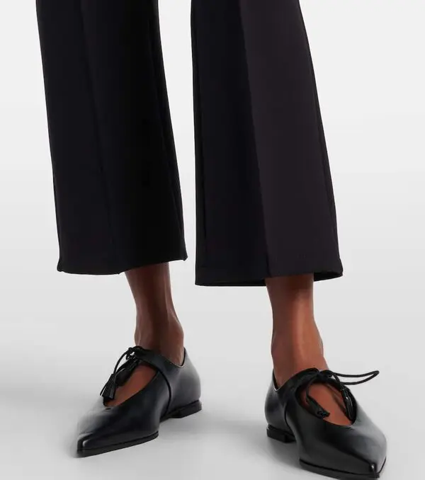 Max Mara Teismo Jersey Cropped Pants