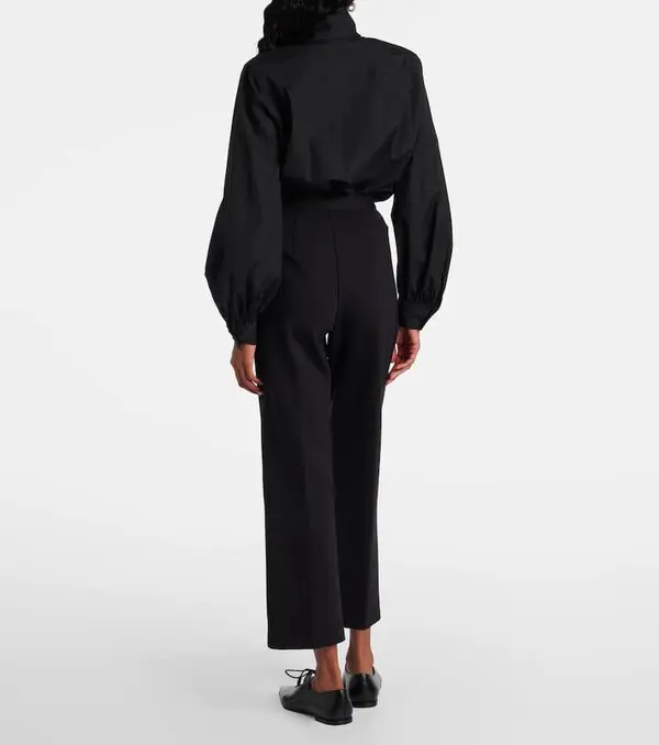 Max Mara Teismo Jersey Cropped Pants