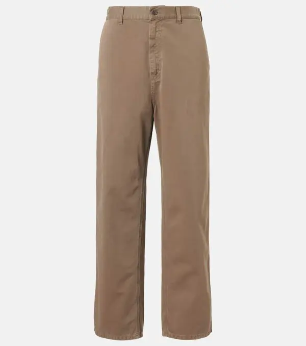 THE ROW Sharka Wide-leg Cotton Gabardine Pants - Brown