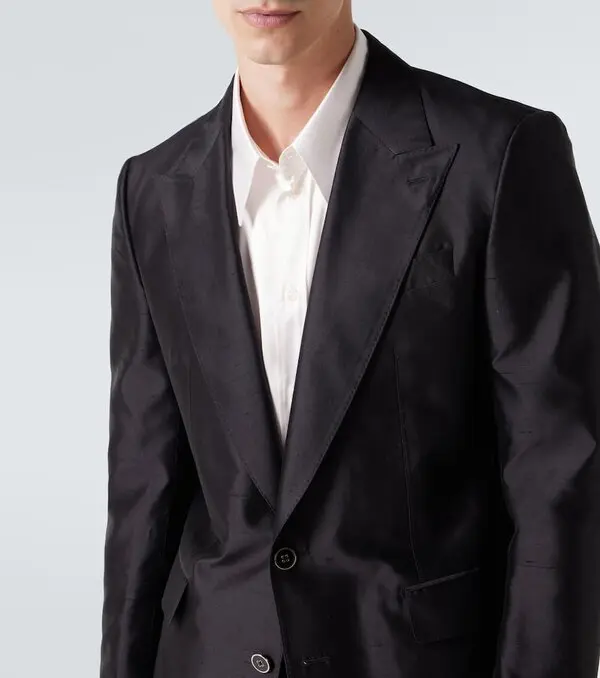 Dolce & Gabbana Silk Twill Suit - Black