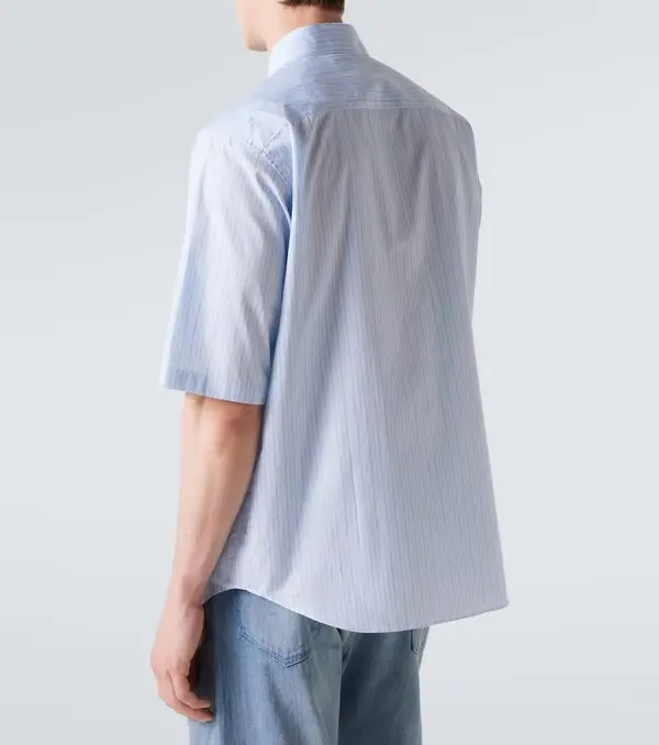 Auralee Striped Cotton Shirt