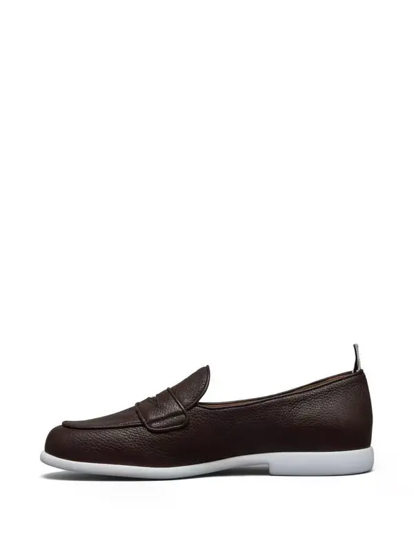 Thom Browne Varsity Penny Loafers - Brown