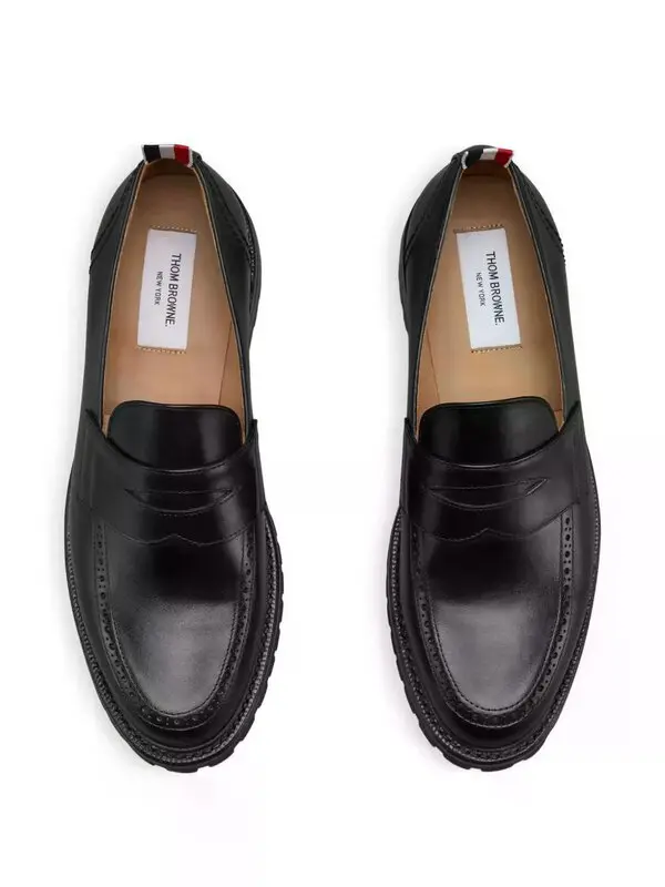 Thom Browne Classic Penny Loafers - Black
