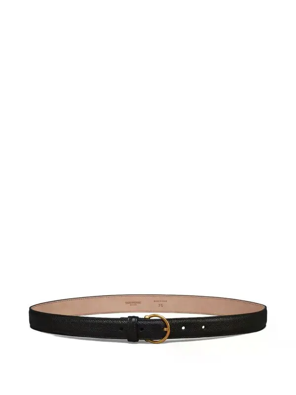 Thom Browne Leather Belt - Black