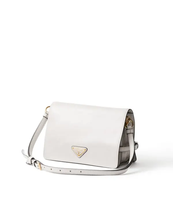 Prada Leather Shoulder Bag - White