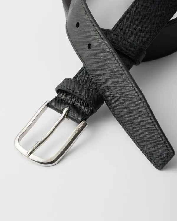 Prada Saffiano Leather Belt