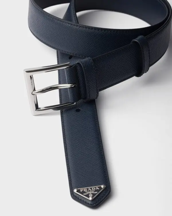 Prada Saffiano Leather Belt