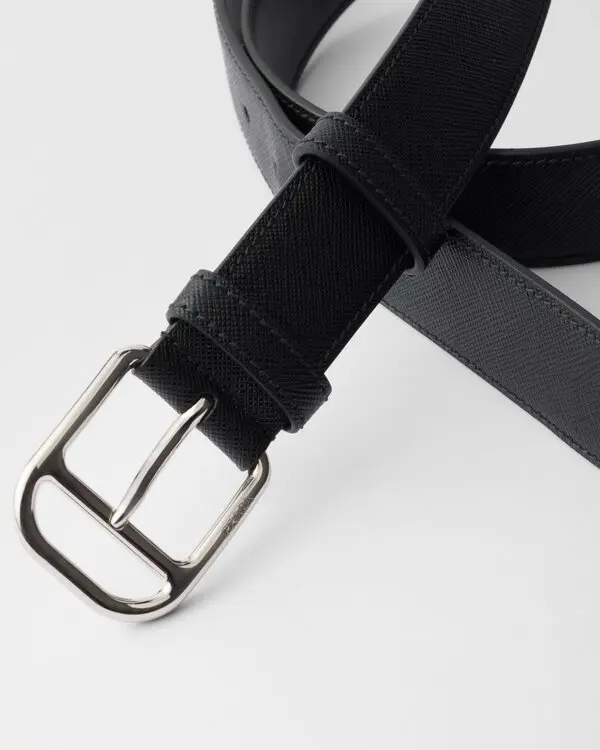 Prada Saffiano Leather Belt