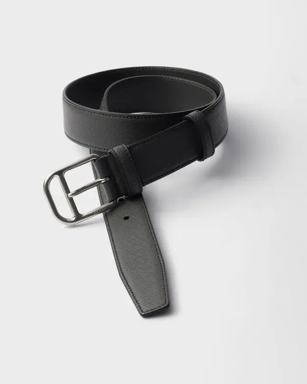 Prada Saffiano Leather Belt