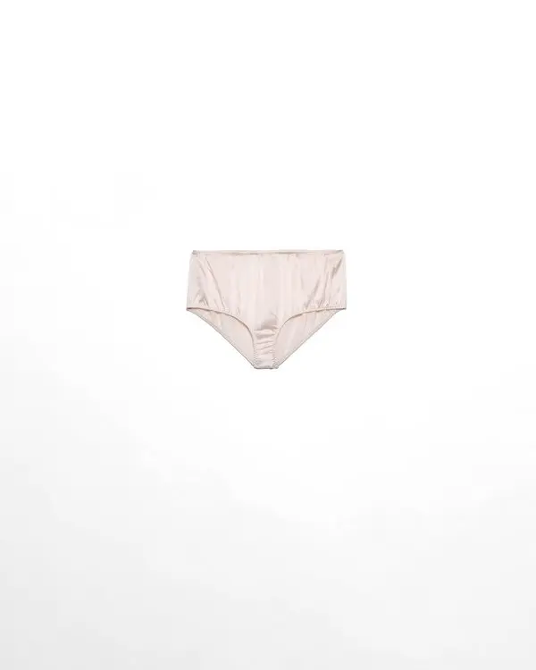 Prada Vintage-look Satin Briefs - Pink