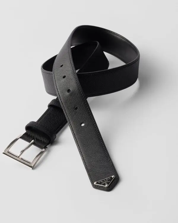 Prada Saffiano Leather Belt