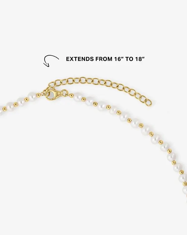Ring Concierge Pearl Station Necklace