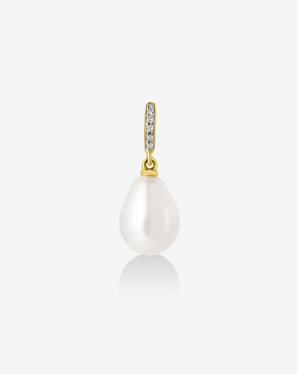 Ring Concierge Pearl And Diamond Charm - One-color